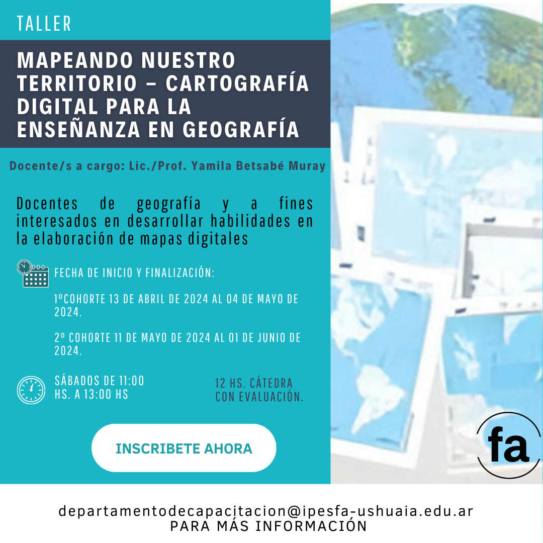 “Taller: Mapeando nuestro territorio - Cartografía digital para la ...